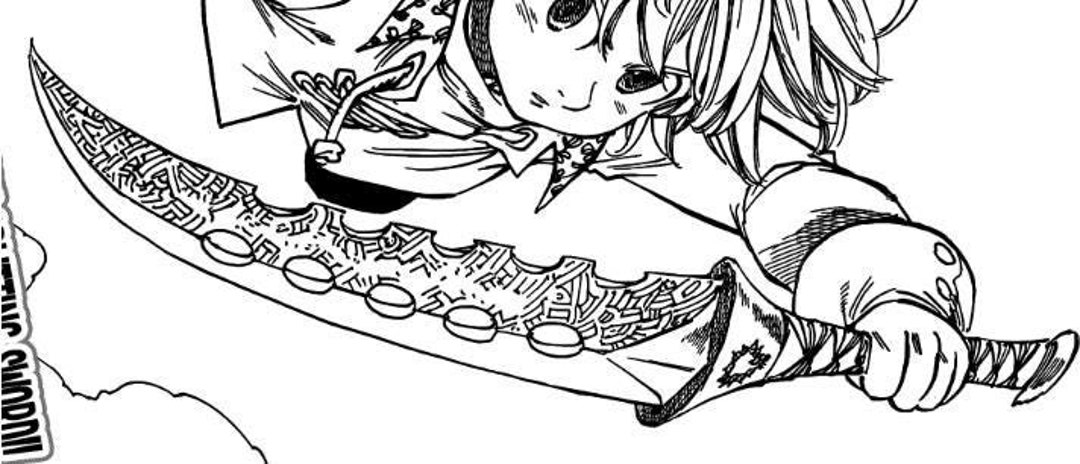 Meliodas Lostvayne Full Size Blueprint PDF Seven Deadly Sins Nanatsu No ...