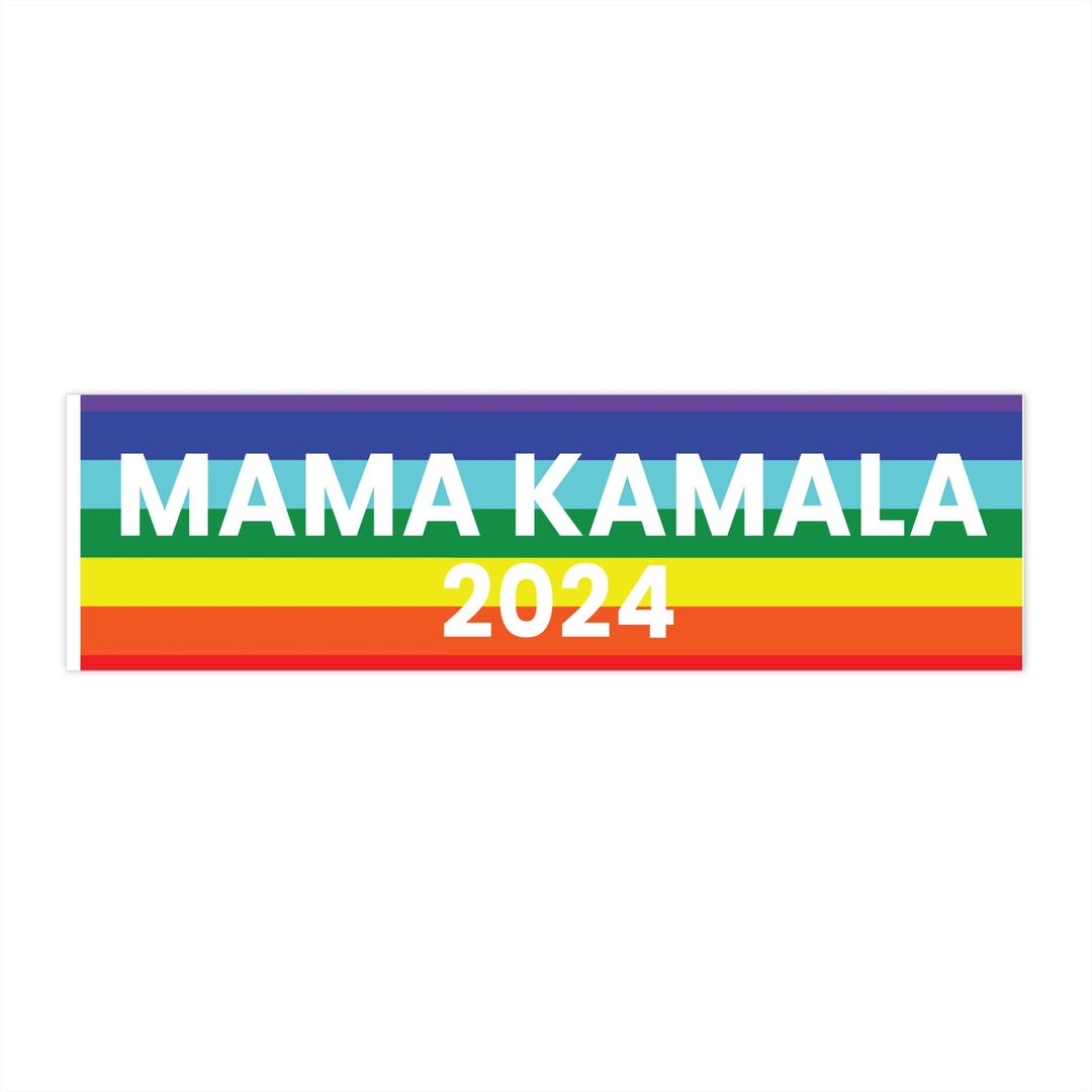 KAMALA HARRIS Election Bumper Sticker Mama Kamala 2024 - Etsy