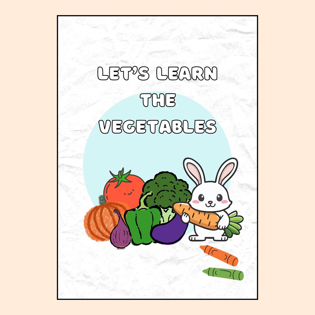 Printable Veggie Learning Sheets for Kids Coloring Pages Toddler ...
