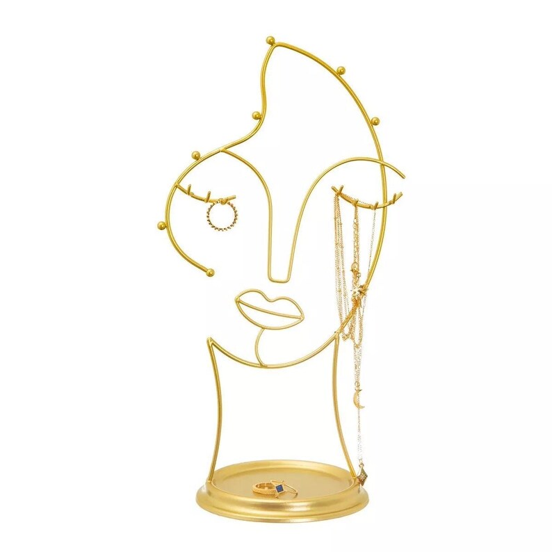 Wire Gold Jewellery Stand - Etsy