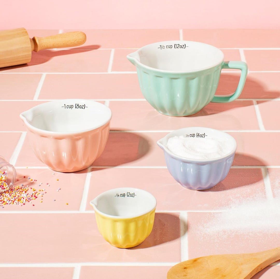 Pastel Measuring Cups - Set of 4 - Etsy