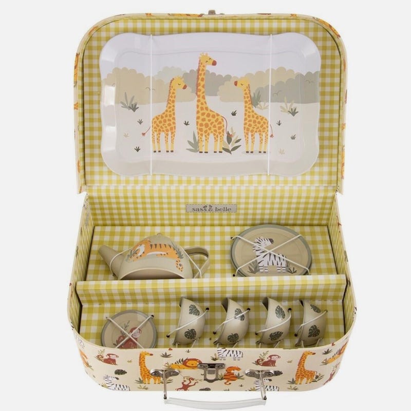 Animal Tea Set - Etsy