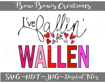 Fallen for wallen png | Etsy France