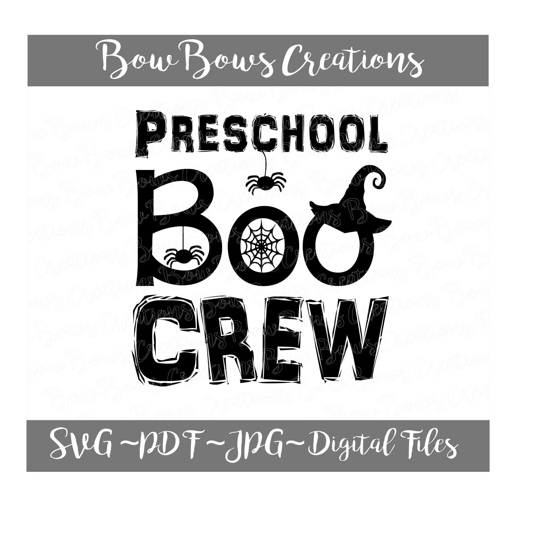 Teacher Boo Crew Set Halloween Digital Cut File // SVG Vinyl Car Window ...