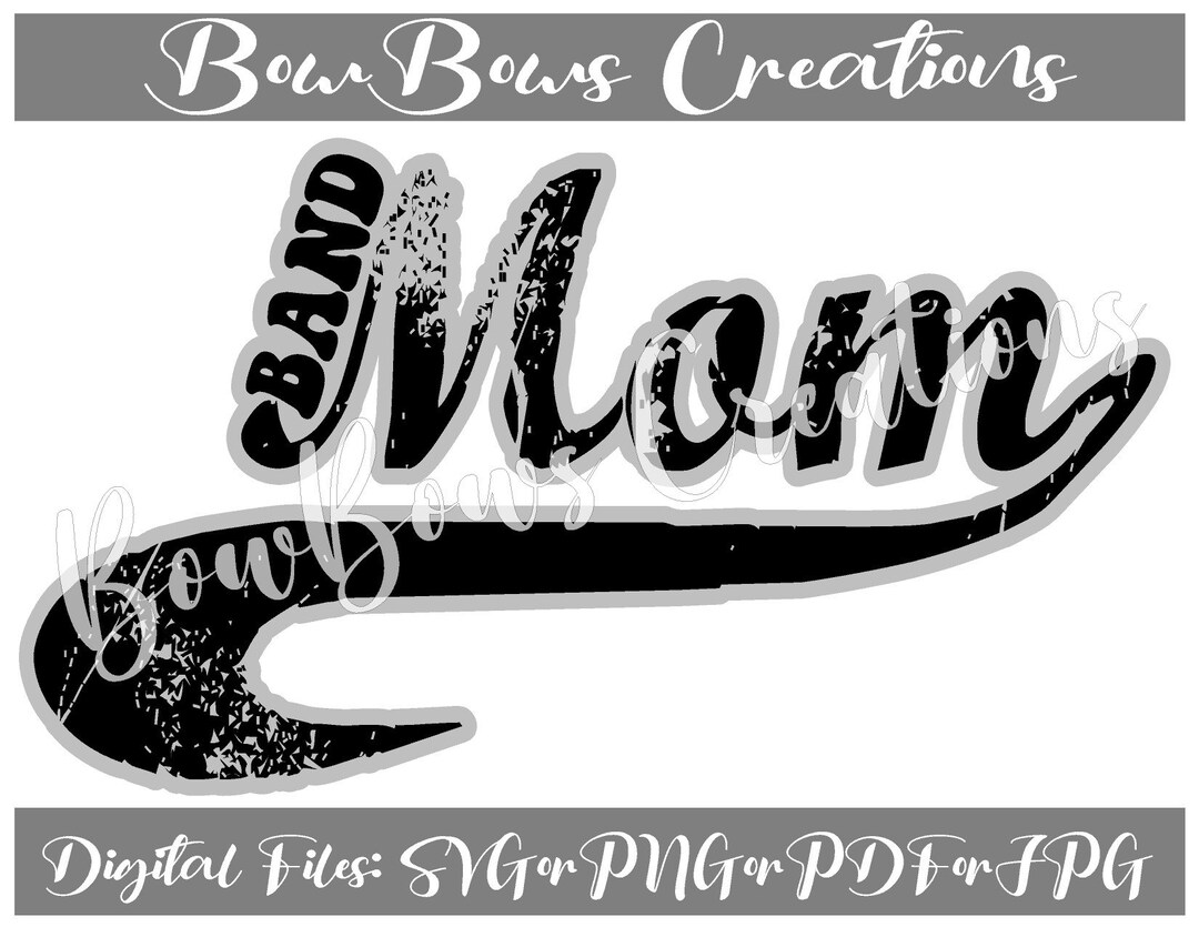 Mama Band Mom Sublimation Design // Sports Digital Download // Mommy ...