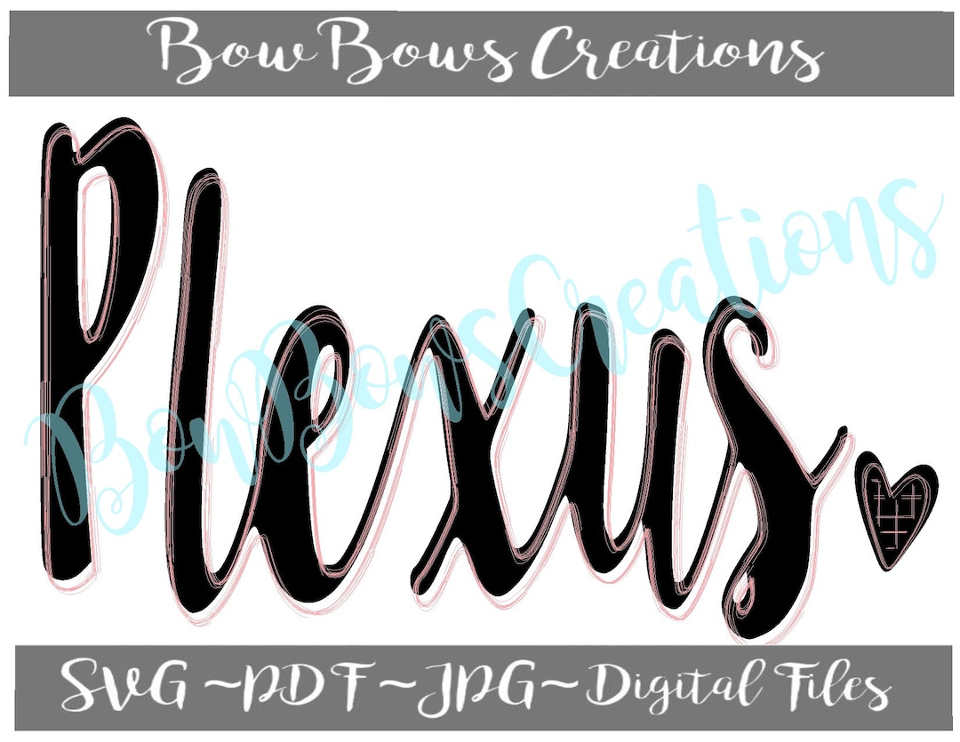 Plexus Heart Digital Sublimation File // PNG Plexus Vinyl Car Window ...