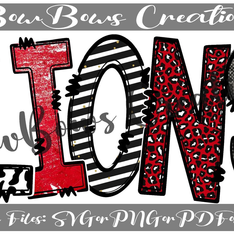 Detroit Lions Font - Etsy