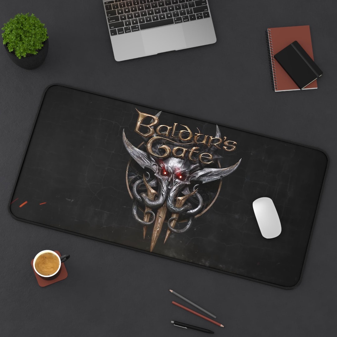 Baldur's Gate 3 Desk Mat Premium Fantasy Gaming Playmat Dnd Inspired ...