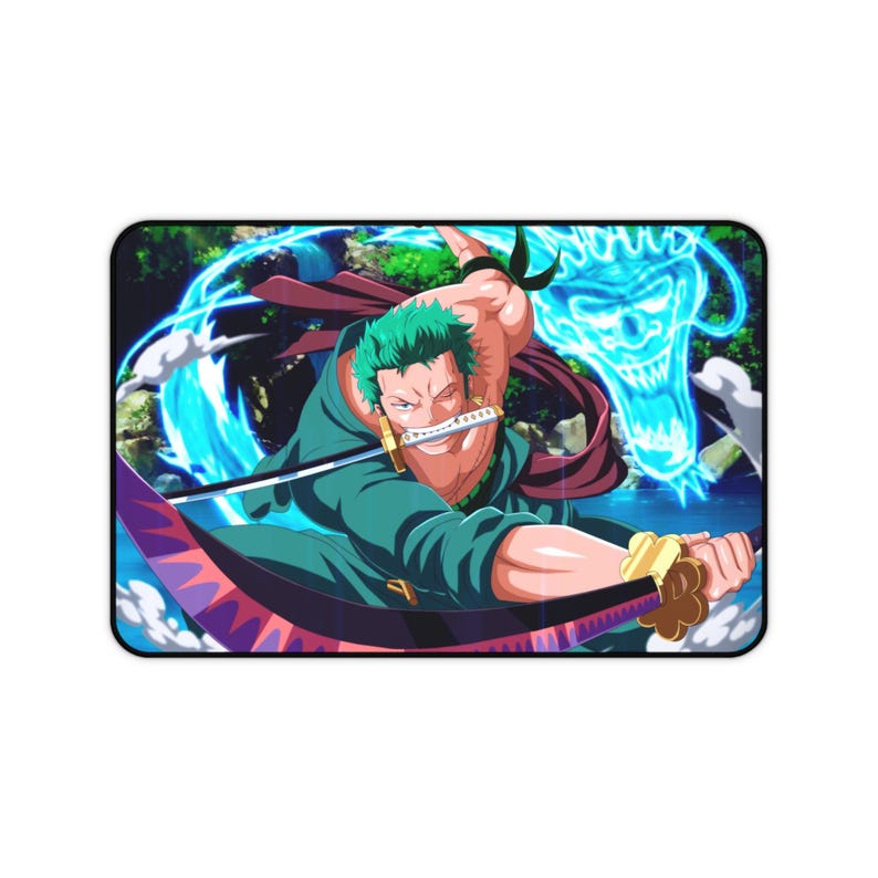 One Piece Anime Desk Mat Zoro Luffy Action Playmat gamer Gift for All ...
