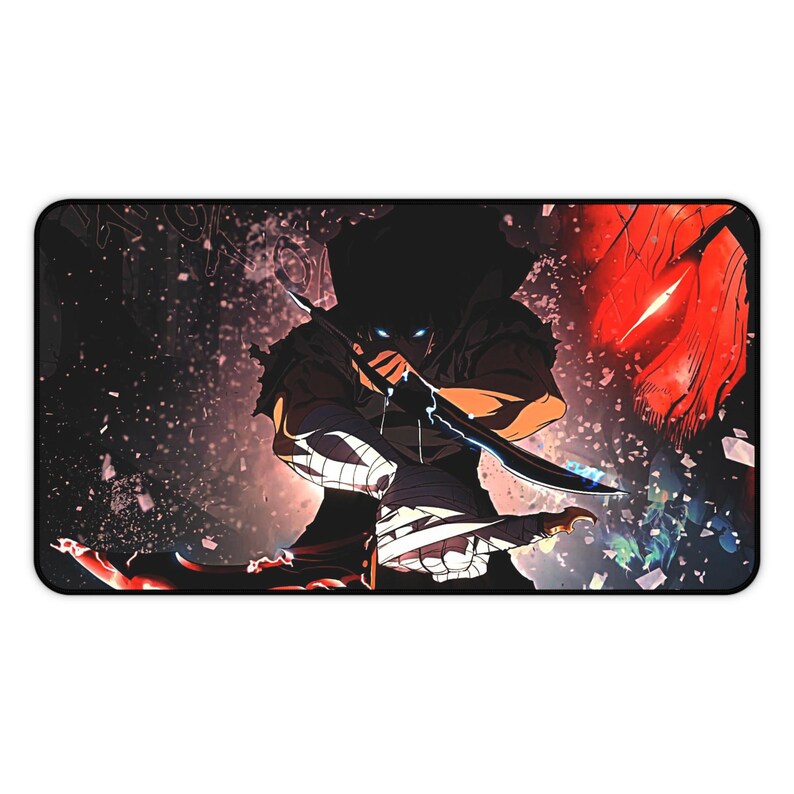 Solo Leveling Sung Jinwoo Desk Mat 3 Sizes Mouse Pad Korean Anime ...