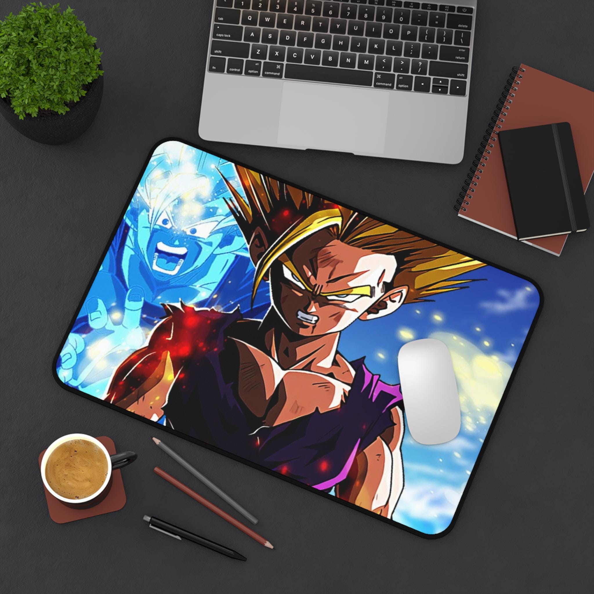 Dragon Ball Z SSJ2 Gohan Anime Desk Mat 3 Sizes Premium Quality Gamer ...