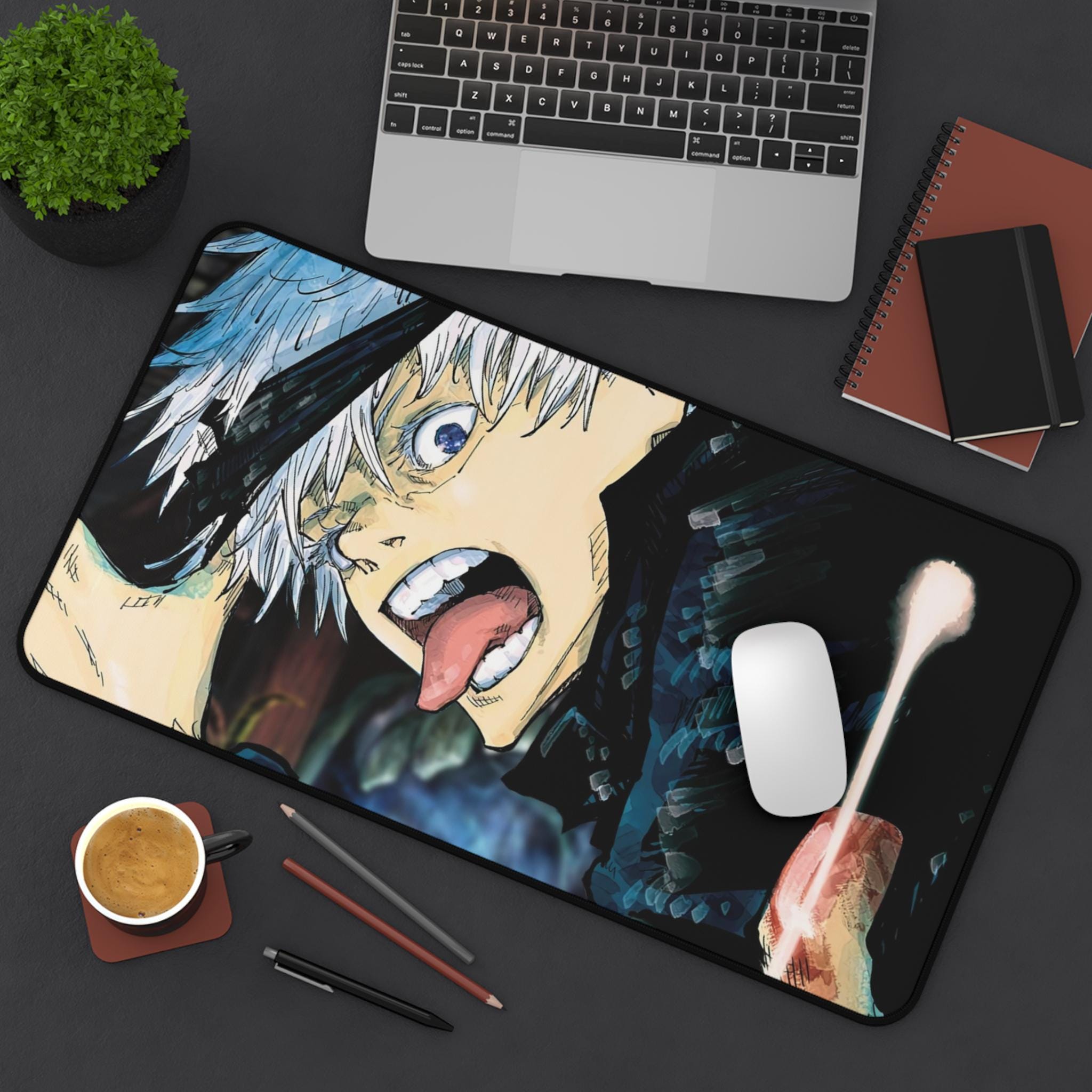 Jujutsu Kaisen Anime Desk Mat Gojo Satoru Playmat Gamer Gift for All ...