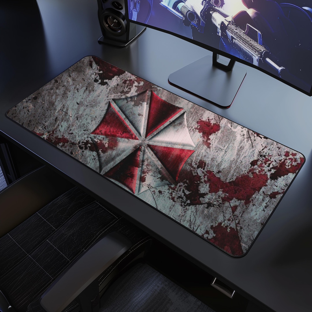 Resident Evil Desk Mat Horror Gaming Mouse Pad 3 Sizes L XL XXL Gamer ...