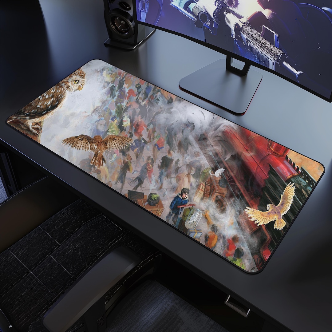 Harry Potter Hogwarts Express Desk Mat Premium Gift Playmat Large XL ...