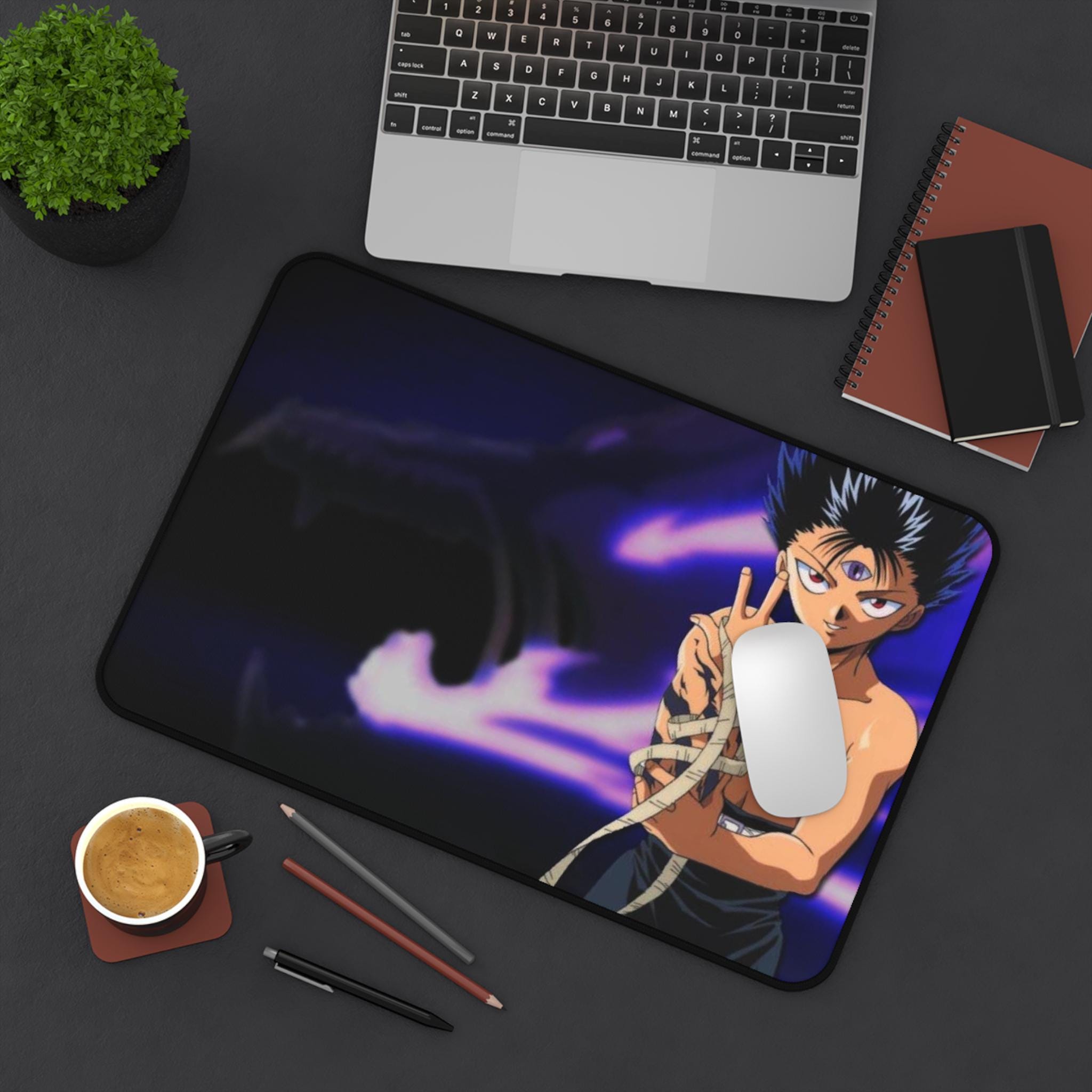 Yu Yu Hakusho Anime Desk Mat Mouse Pad-12x18, 12x22, 15.5x31 yusuke ...