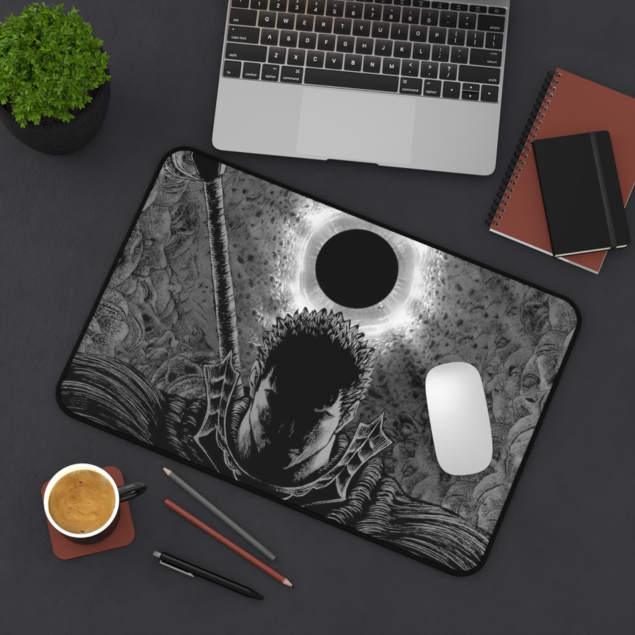 Berserk Guts Anime Desk Mat 3 Sizes Retro Japanese Anime Gamer Gift for ...