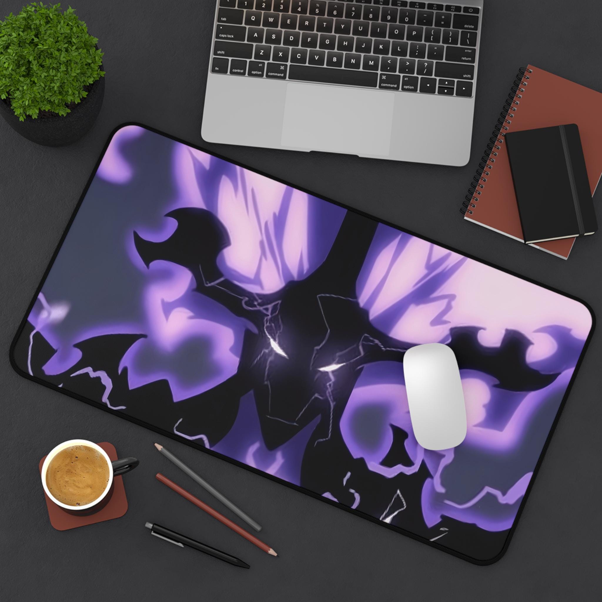 Solo Leveling Sung Jinwoo Igris Desk Mat 3 Sizes Mouse Pad Korean Anime ...