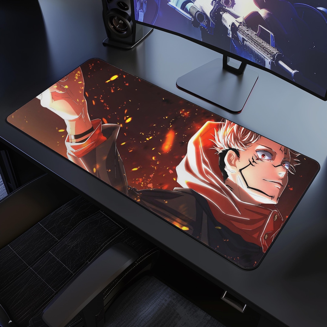 Jujutsu Kaisen Anime Desk Mat Gojo Yuji Playmat Gamer Gift for All ...