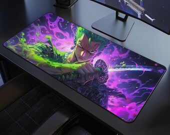 One Piece Zoro Anime Desk Mat 3 Sizes L XL XXL Gamer Gift for All ...