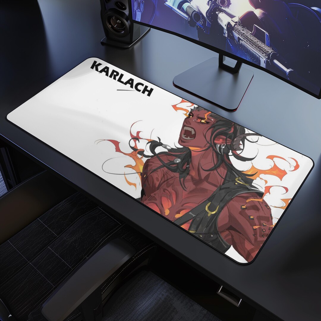 Karlach Baldur's Gate 3 Desk Mat Gift Premium Fantasy Gaming Playmat ...