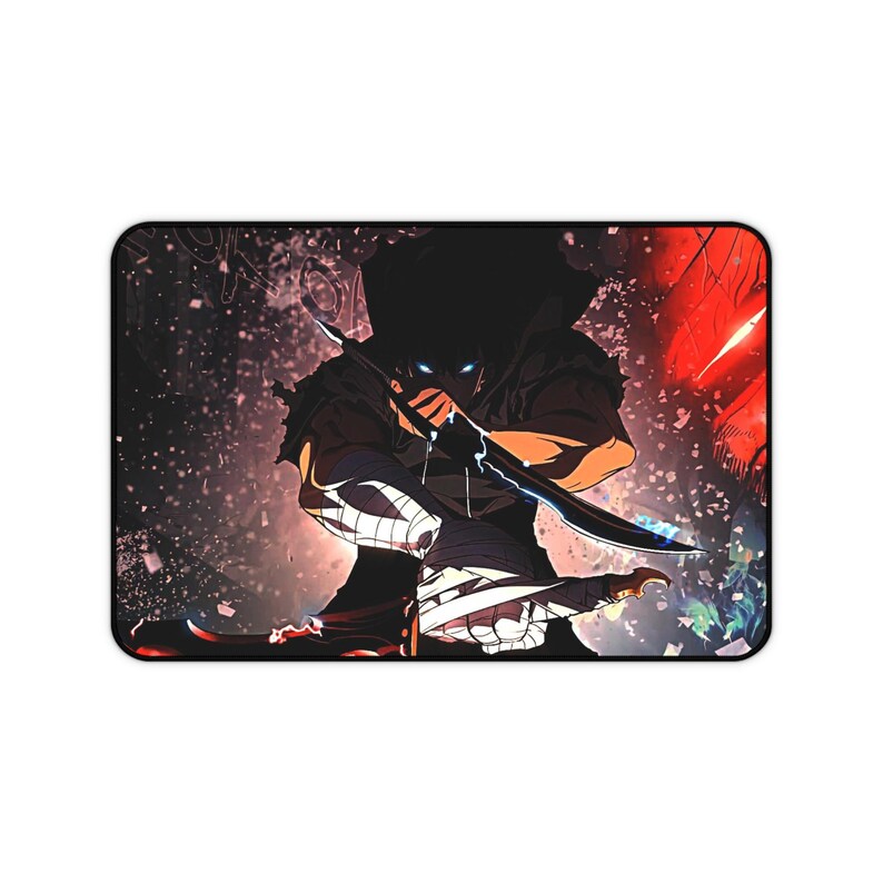 Solo Leveling Sung Jinwoo Desk Mat 3 Sizes Mouse Pad Korean Anime ...