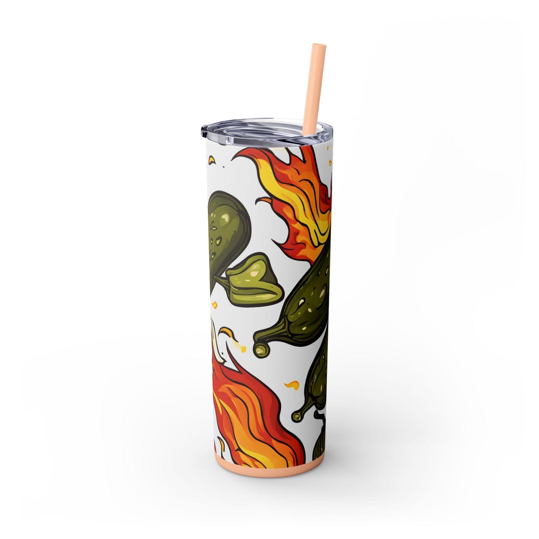 Hot Pickles: Skinny Tumbler With Straw, 20oz, Fun and Quirky Tumblr ...