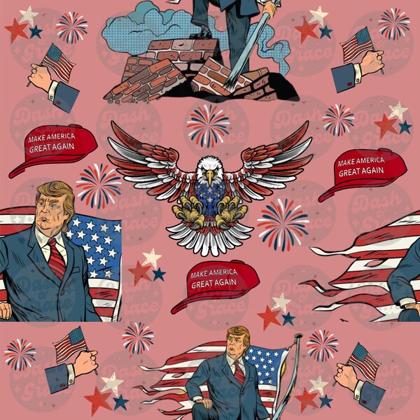 Trump Fabric - Etsy