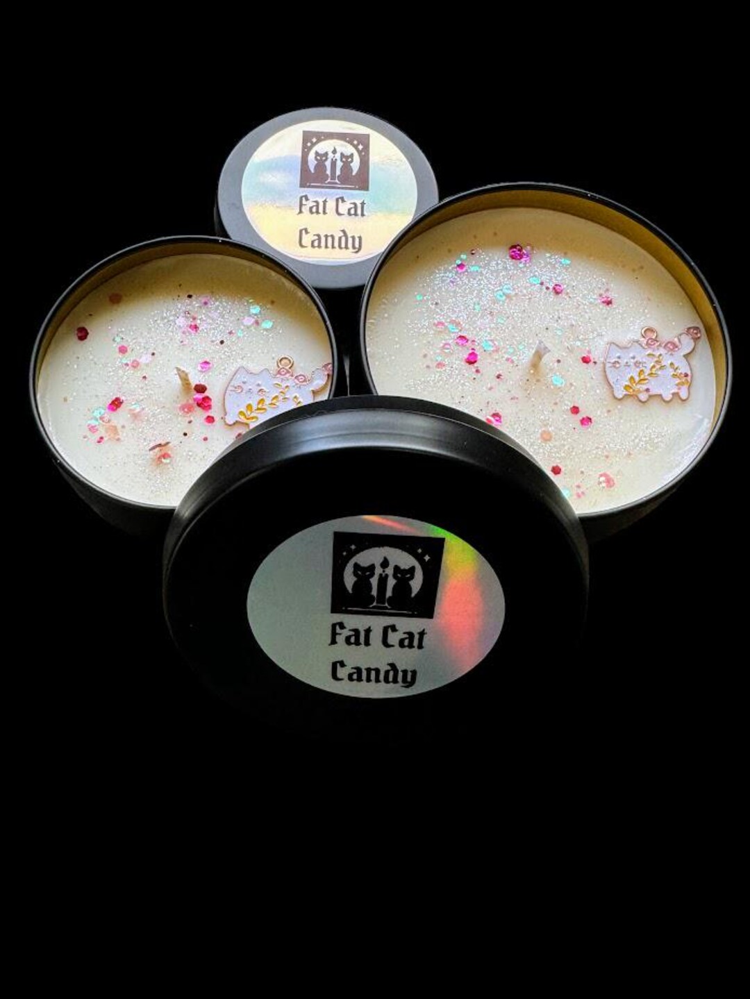 Fat Cat Candy Soy Candle, All-natural Soy Wax Candle, Cat Candle ...