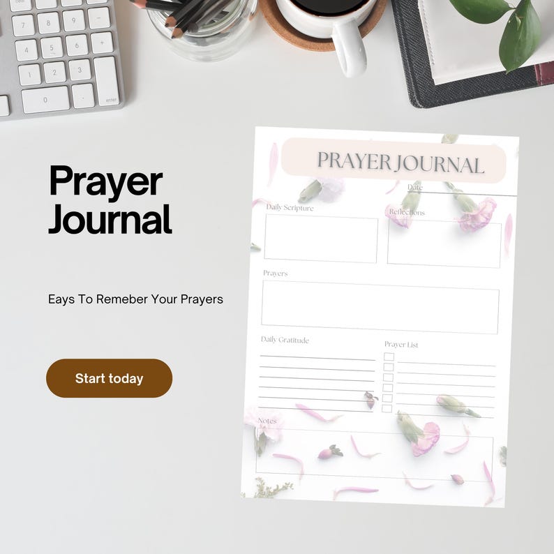 SOAP Bible Study Printable - Prayer Journal - Daily Devotional - ACTS ...