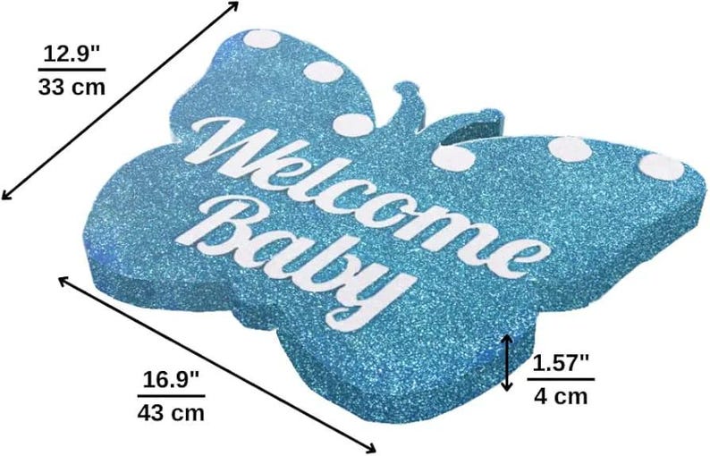Welcome Baby Sign for Hospital, Newborn Door Hanger, Baby Room Sign ...
