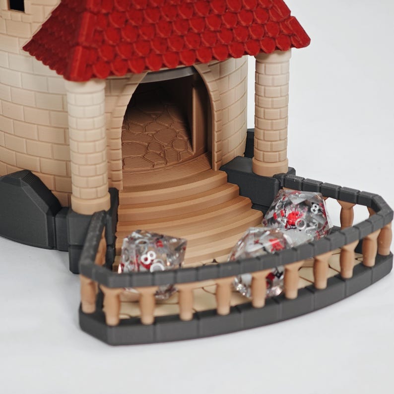 Mechanical Dice Tower - Trap Door - Mechanical Dice Tower - Etsy