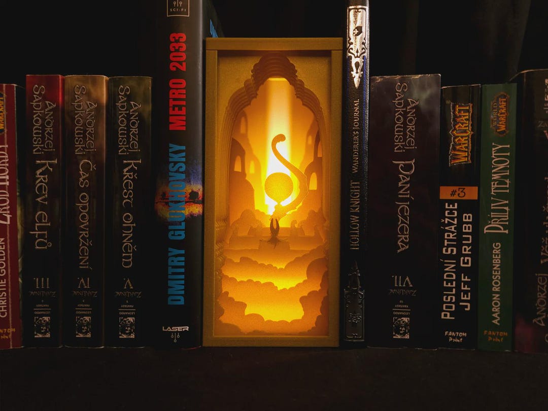Hornet Book Nook – 3D Printed Shelf Diorama Inspired by Hollow Knight ...