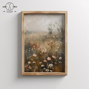 Rustic Wildflower Field - Timeless Classical Botanical Art ...