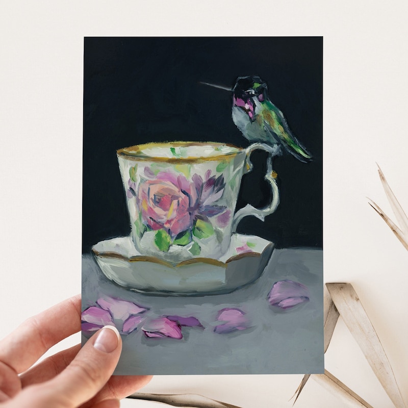 Bird Tea Cup - Etsy