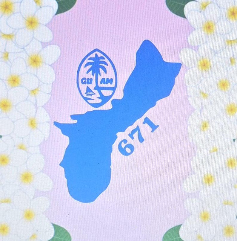 New Guam Seal Map 671 Decal Vinyl Sticker 5/7/2024 - Etsy