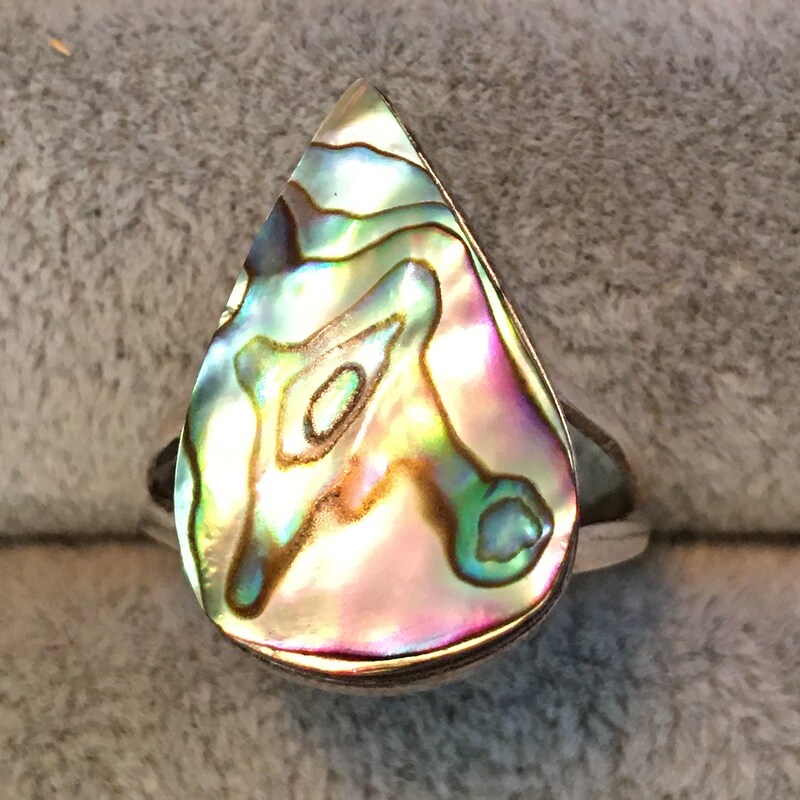 Abalone Ring - Etsy