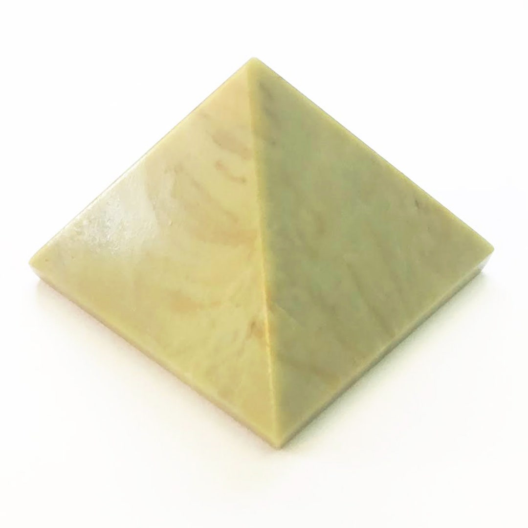 Lemon Serpentine Pyramid - Etsy