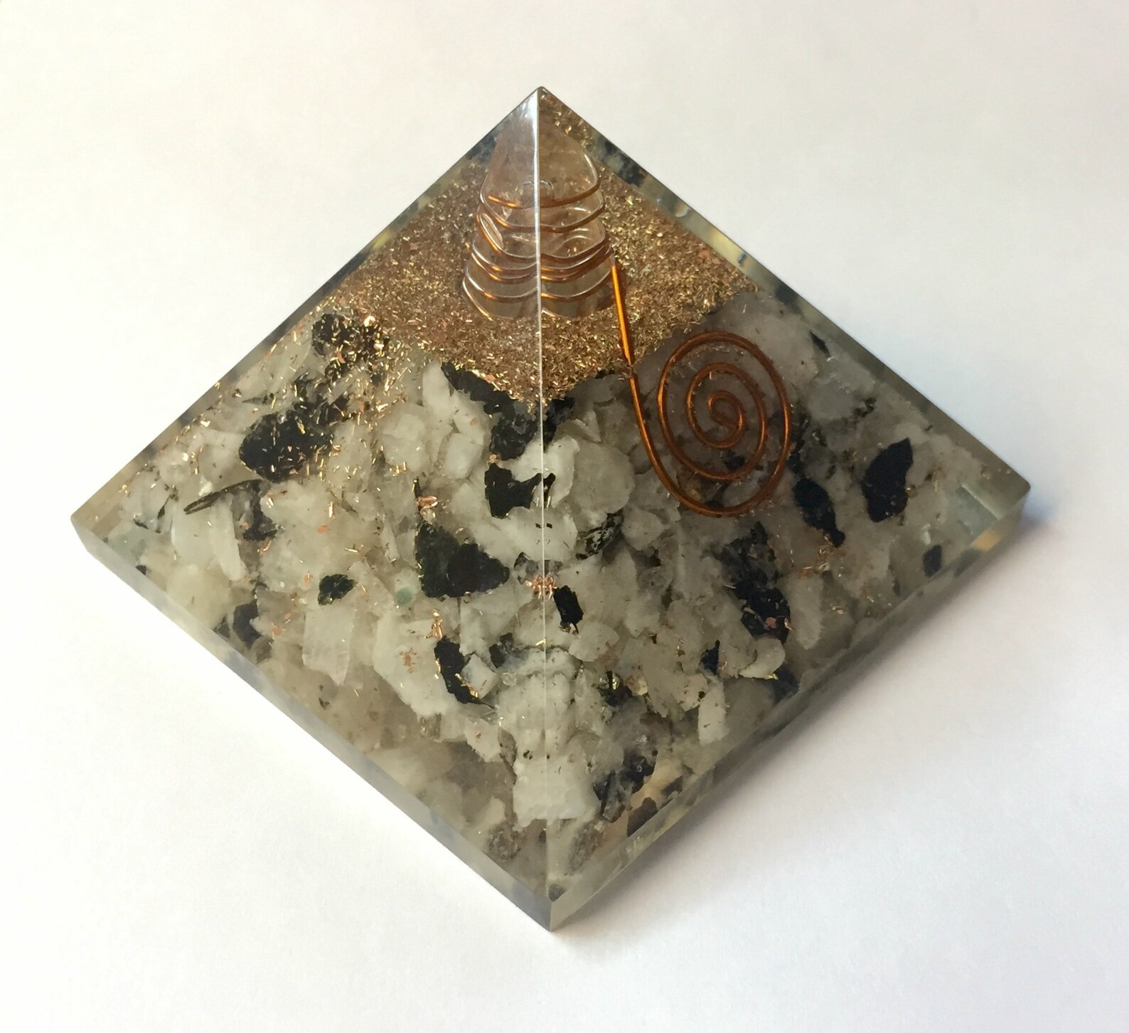 Moonstone Orgonite Pyramid - Etsy