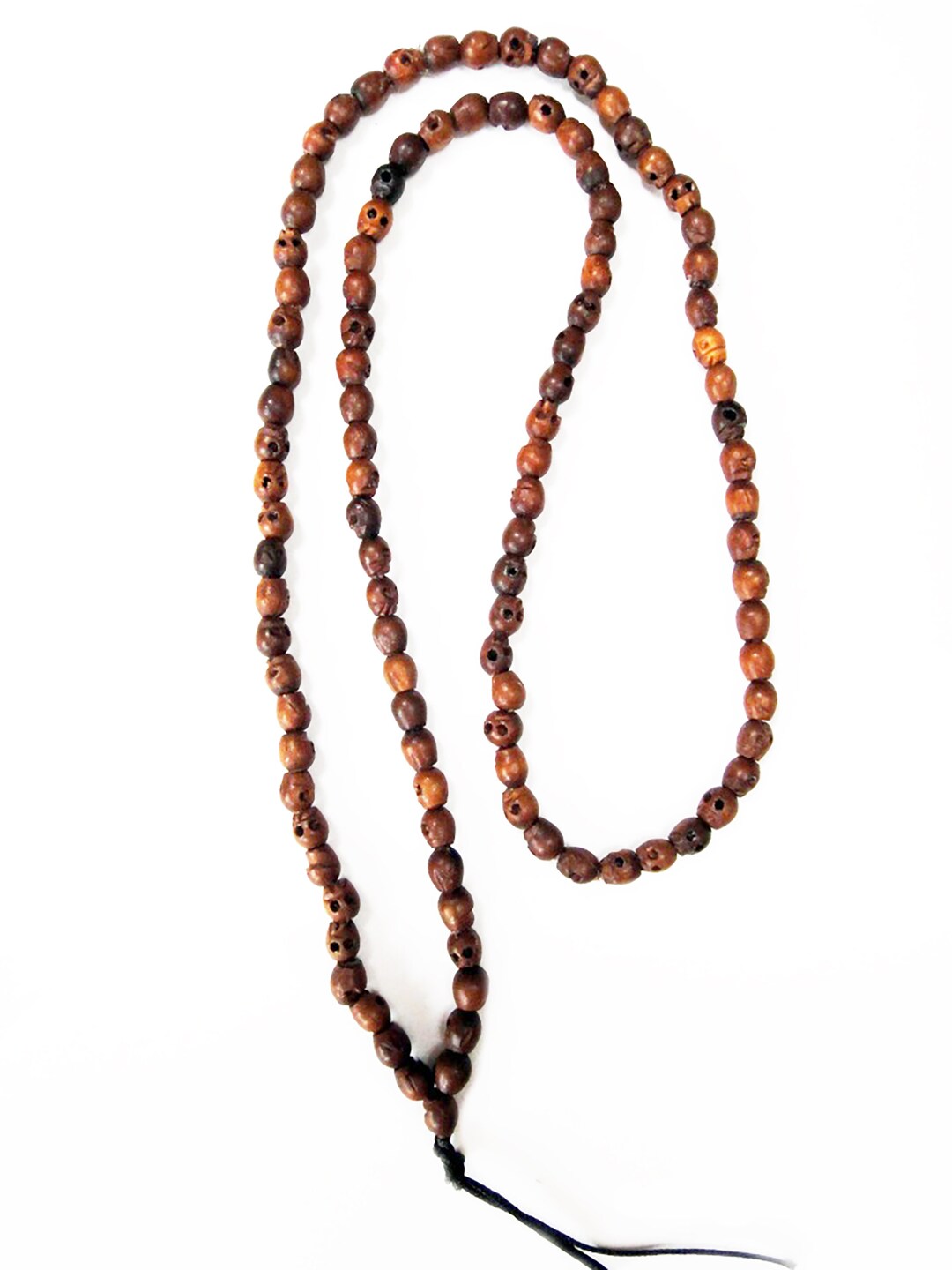 Hand-carved Wood Skull Mala Prayer Beads - Embrace the Power of Kali - Etsy