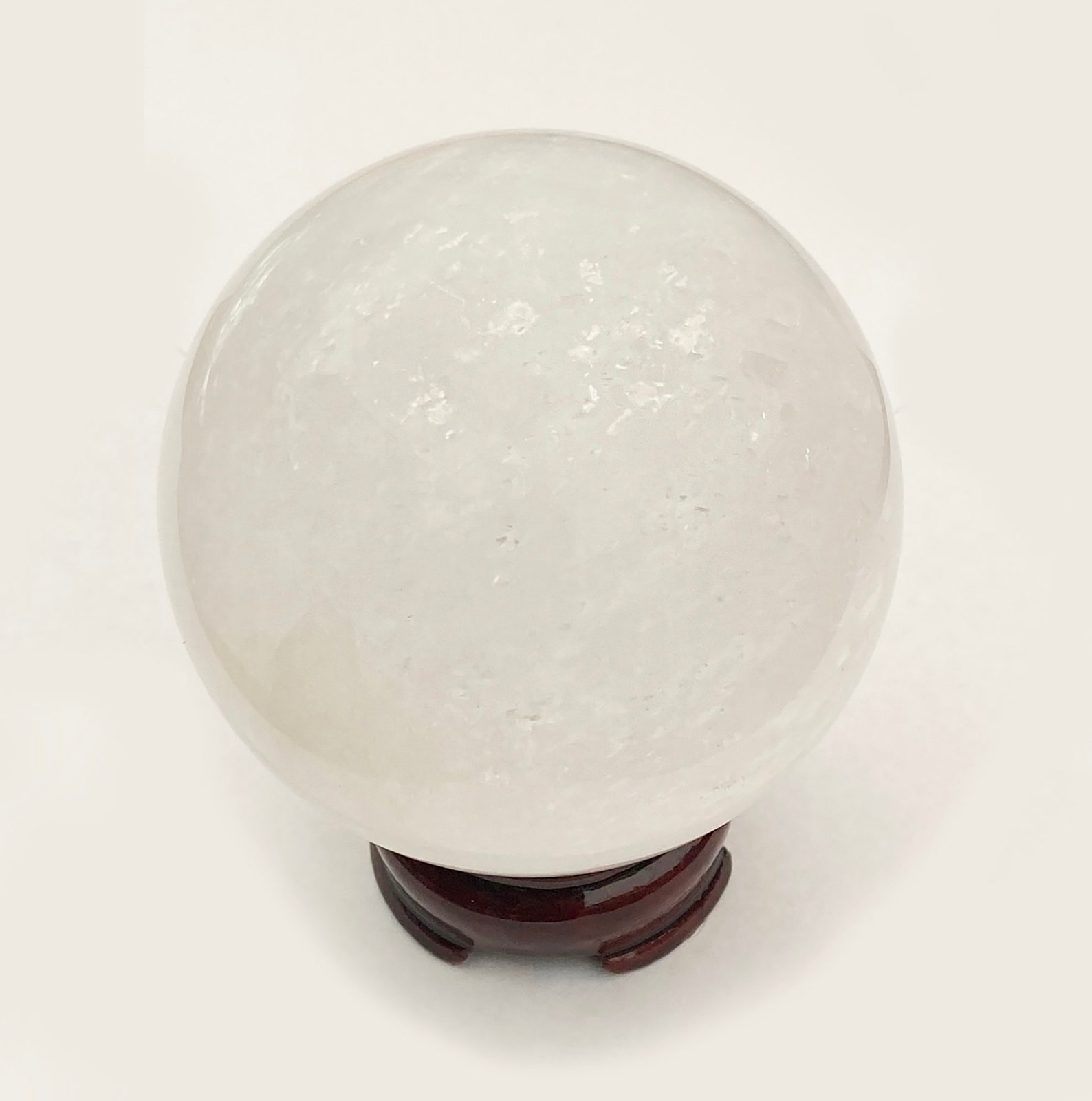 Milky Quartz Sphere 80mm From Twinned Crystal - Etsy