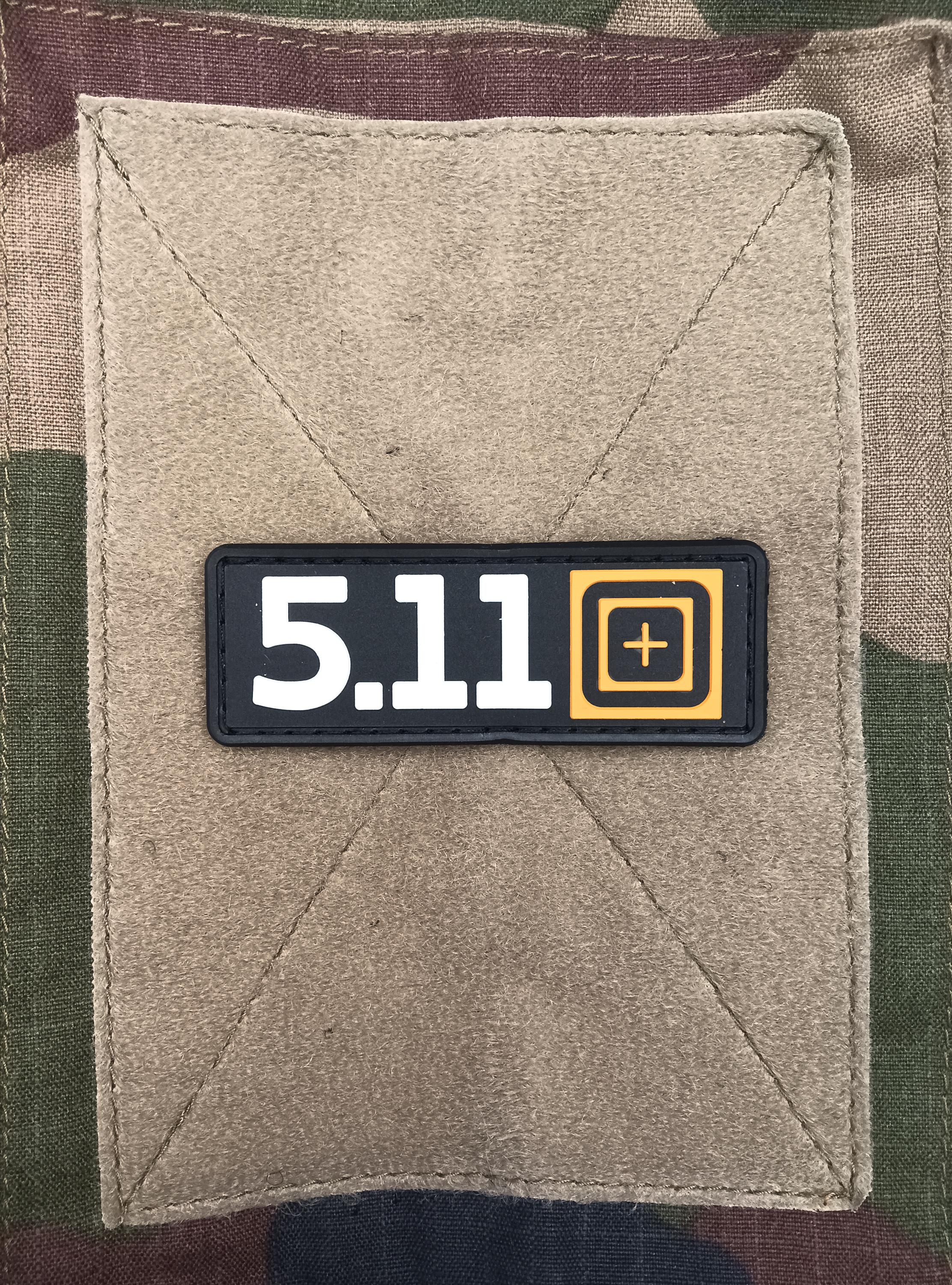 5.11 Tactical Logo Patch - High-quality Rubber Velcro Patch for ...