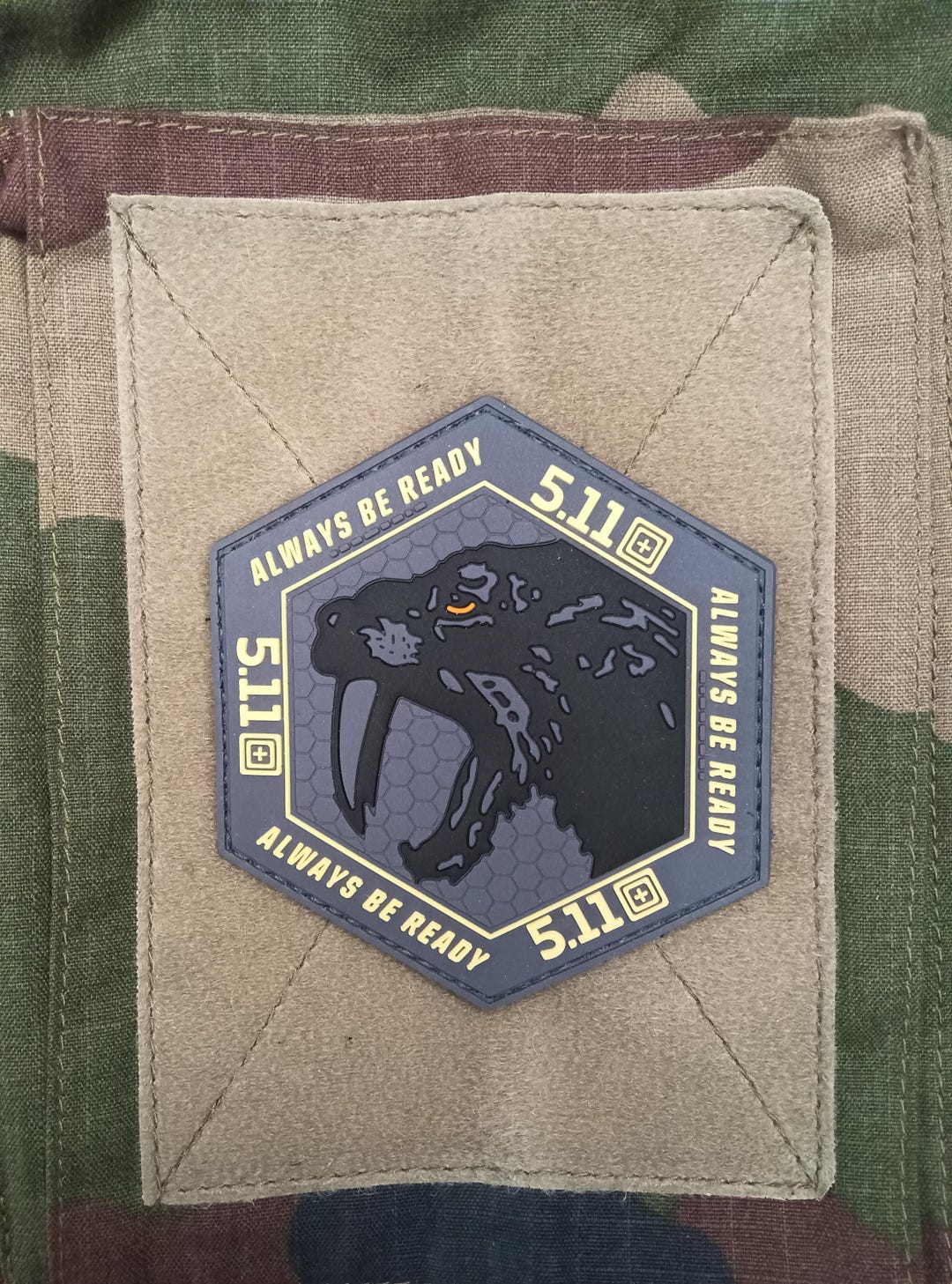 5.11 "always Be Ready" Tactical Patch - High Quality Animal Design ...