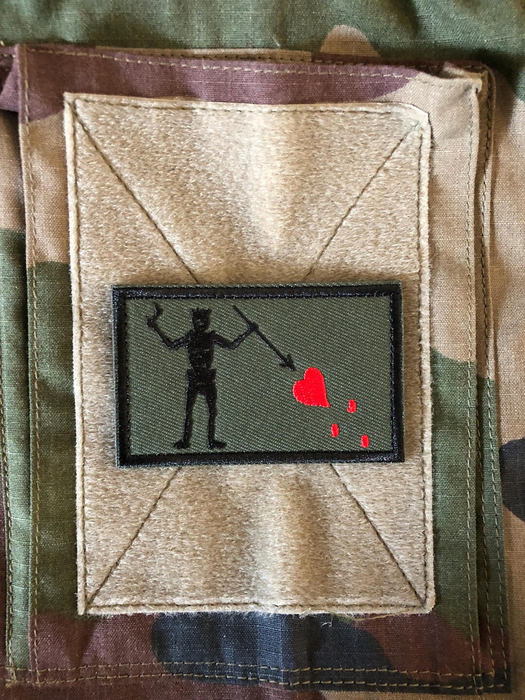 Blackbeard Embroidered Patch Queen Anne's Revenge FOG tactical ...