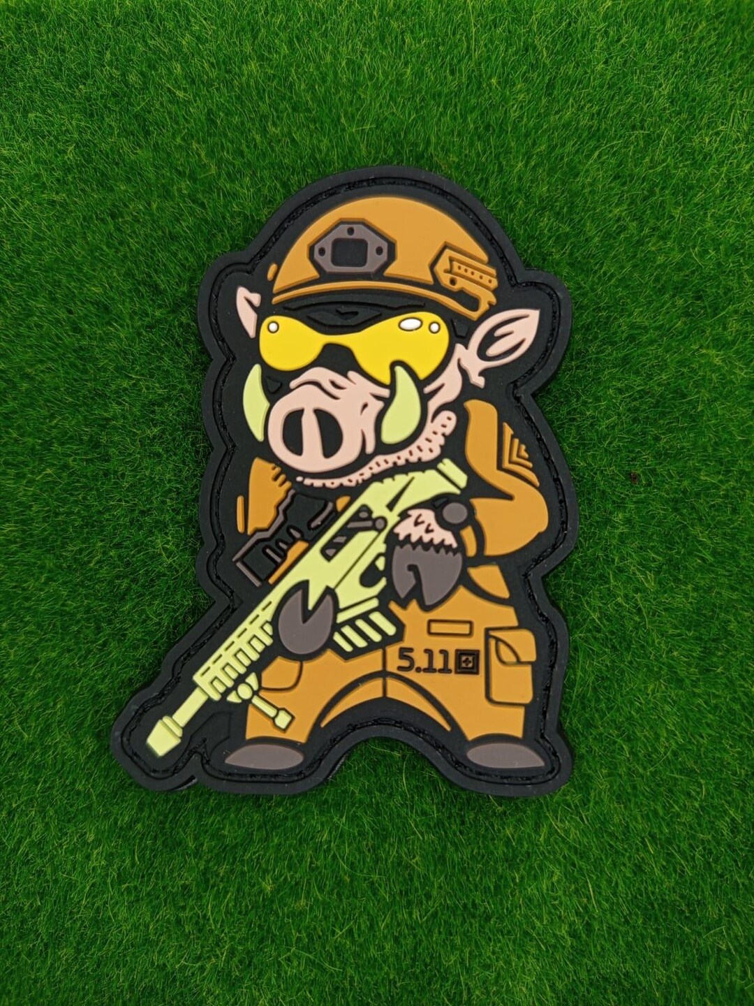 Hog Hunter PVC Patch Tactical Velcro Fastener - Etsy