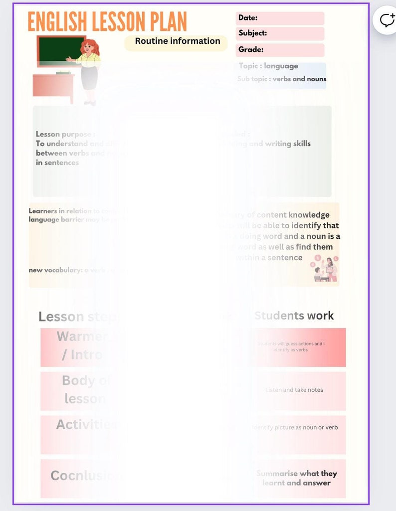 University Approved Lesson Plan Template for Any Subject PLUS a Bonus ...