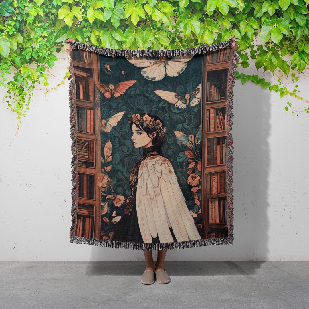 Fairy Princess Mystical Blanket • Vintage Dark Cottagecore Gift ...