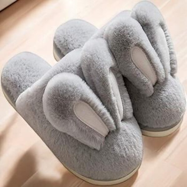Rabbit Slippers - Etsy