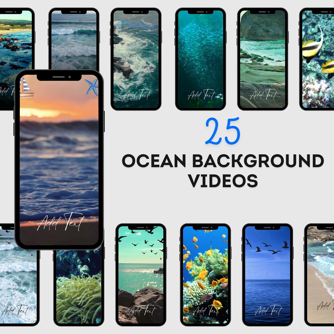 25 Ocean Background Videos, Stunning Ocean Clips for Relaxation ...