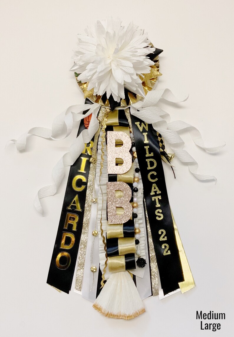 Custom School Spirit Mum Pin – Homecoming Corsage - Etsy