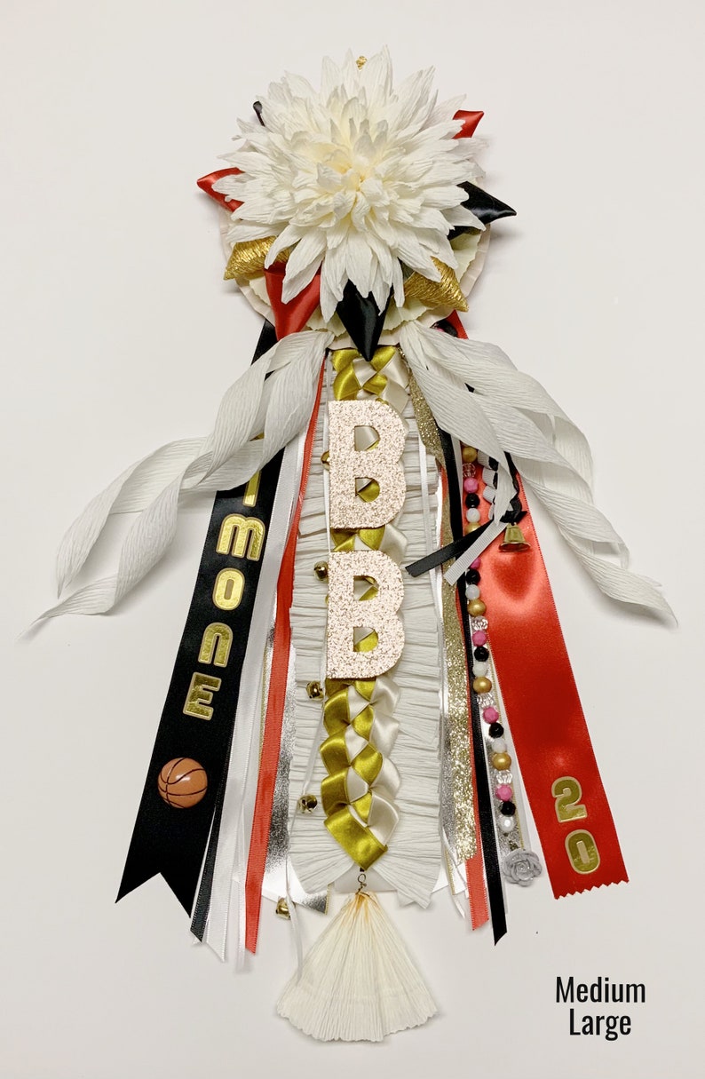 Custom School Spirit Mum Pin – Homecoming Corsage - Etsy